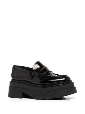 Alexander Wang Chunky Sole Leather Loafers