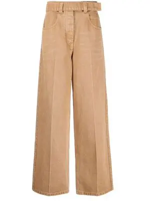 Alexander Wang Belted Wide-leg Jeans