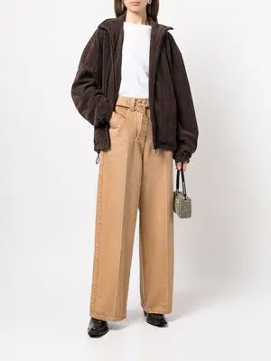 Alexander Wang Belted Wide-leg Jeans