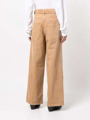 Alexander Wang Belted Wide-leg Jeans