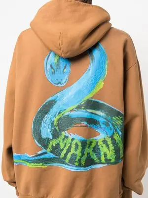 Marni Snake Graphic Print Hoodie