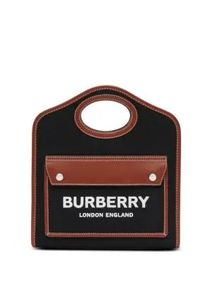 Burberry Logo-embroidered Tote Bag