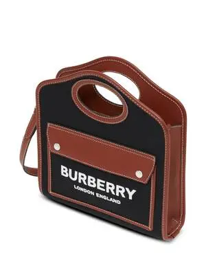 Burberry Logo-embroidered Tote Bag