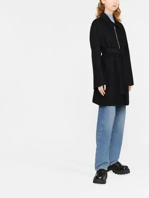 Givenchy 4g-zip Belted Coat