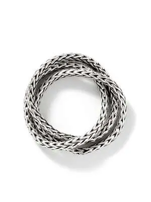 John Hardy Classic Chain Rolling Ring - Silver