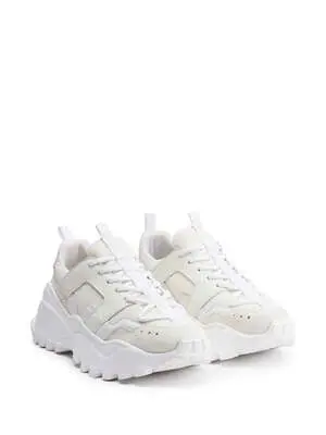 Ami Panelled Low-top Sneakers