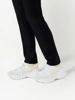 Ami Panelled Low-top Sneakers