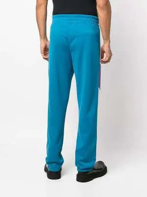 Palm Angels Colour-block Jersey Track Pants - Blue