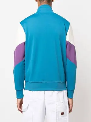 Palm Angels Colour-block Track Jacket - Blue