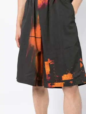 JULIUS Tie-dye Bermuda Shorts