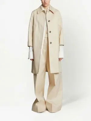 Proenza Schouler Single-breasted Cotton Coat