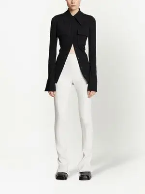 Proenza Schouler Bi-stretch Crepe Slim Trousers