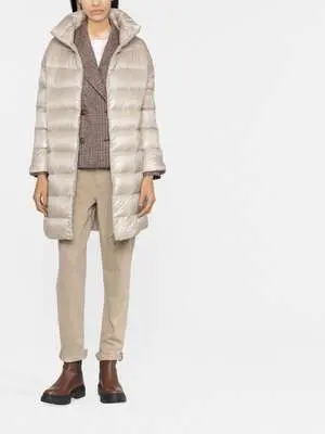 Herno High-neck Puffer Jacket - Neutrals