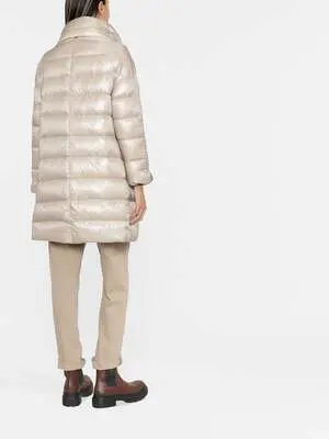 Herno High-neck Puffer Jacket - Neutrals