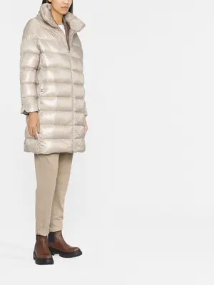Herno High-neck Puffer Jacket - Neutrals