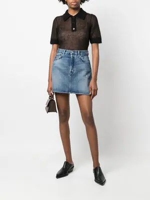 Acne Studios Mini Denim Skirt