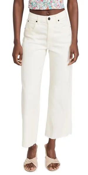 SLVRLAKE Grace Crop Jeans - White