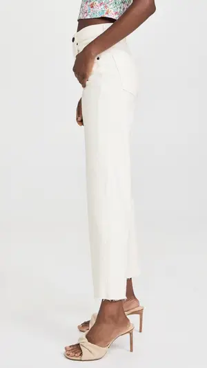 SLVRLAKE Grace Crop Jeans - White
