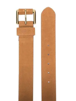 Polo Ralph Lauren Suede Buckle Belt - Brown