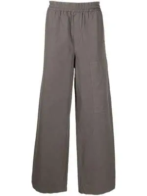 Off-White Wide-leg Trousers - Grey