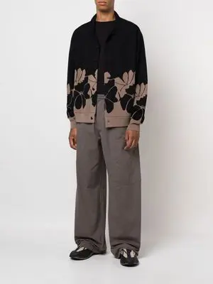 Off-White Wide-leg Trousers - Grey