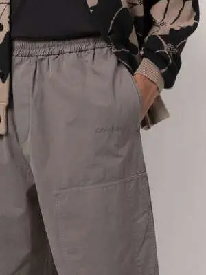 Off-White Wide-leg Trousers - Grey