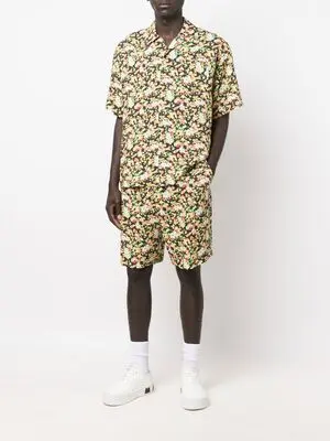 Marni Floral Short-sleeve Shirt - Black
