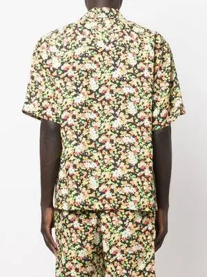 Marni Floral Short-sleeve Shirt - Black