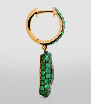 Shay Yellow And Emerald Drop Earrings