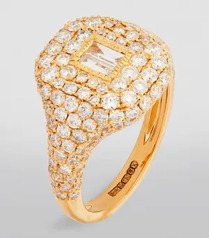 Shay Diamond Pavé Ring - Gold