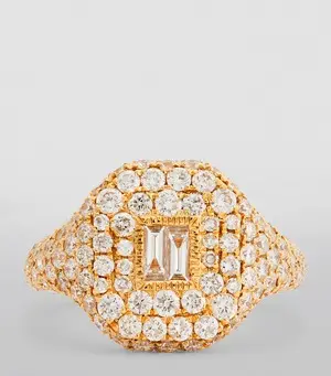 Shay Diamond Pavé Ring - Gold