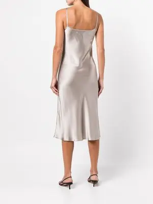 Voz Sleeveless Midi Dress - Grey
