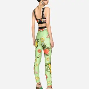 Dolce & Gabbana Citrus-print Jersey Top