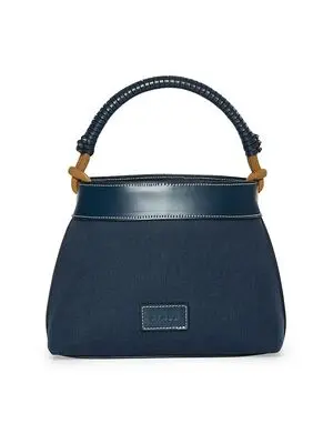 Staud Tellie Canvas Drawstring Top Handle Bag