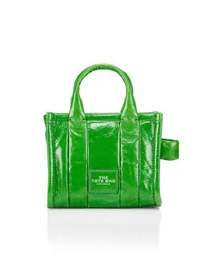 Marc Jacobs Women's The Shiny Crinkle Crossbody Tote - Acid Lime Fern Green