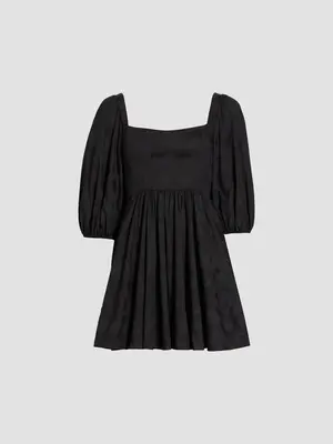 MICHELLE SMITH X Saks Claudia Balloon-sleeve Minidress