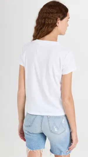 MOTHER The Lil Goodie Goodie Tee - Bright White