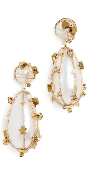 Deepa Gurnani Deepa Cora Earrings - Gold