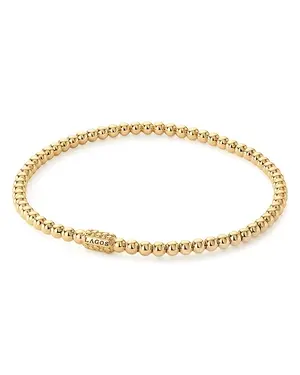 Lagos Caviar Collection 18k Beaded Bracelet - Gold