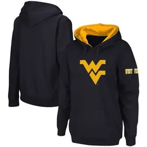 STADIUM ATHLETIC West Virginia Mountaineers Big Logo Pullover Hoodie - Navy