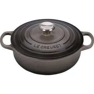 LE CREUSET Signature 3.5-quart Sauteuse Oven - Oyster