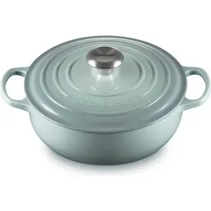 LE CREUSET Signature 3.5-quart Sauteuse Oven Sea Salt