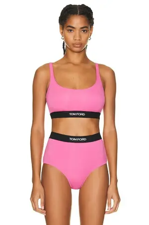 TOM FORD Tom Ford Bralette In Pink Rosebloom