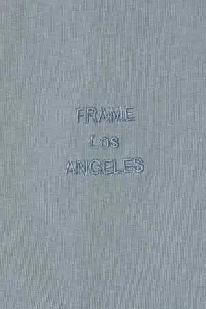 FRAME Logo Tee - Smoky Blue
