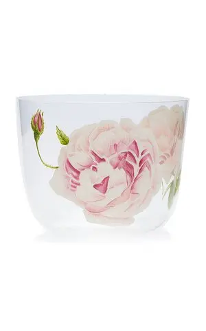 Giambattista Valli Painted Glass Water Tumbler - Multi