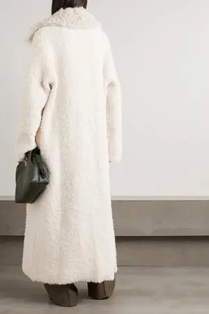 Altuzarra Zeus Shearling-trimmed Merino Wool-blend Coat
