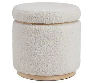 LINON Home Goldie Storage Ottoman - One-color