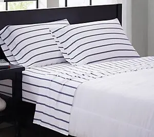 TRULY SOFT Ticking Stripe Twin Xl Sheet Set - One-color
