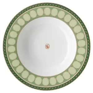 SWAROVSKI Signum Soup Plate - Green