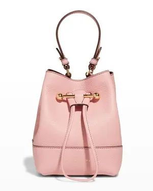 Strathberry Lana Osette Grain Leather Top-handle Bag - Caledonian Pink